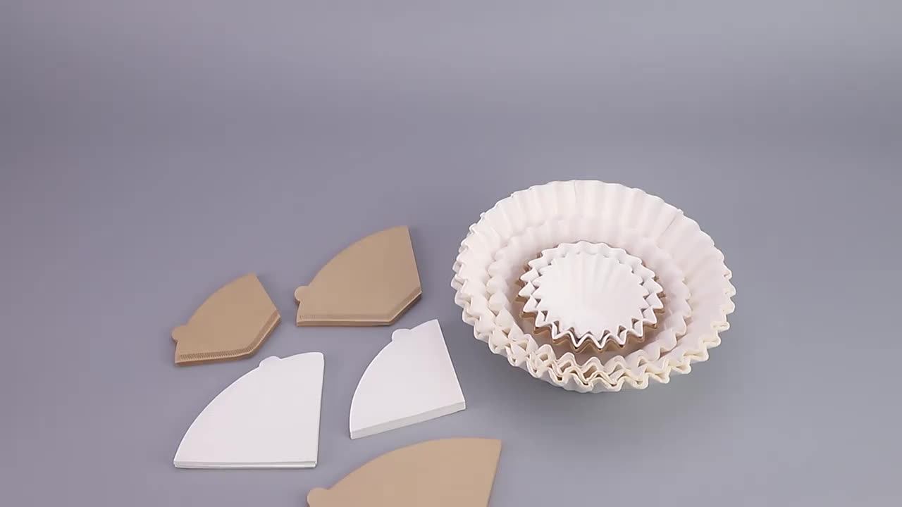 Cone Coffee Filters Paper Natural Unbleached # 4 Food Grade Paper ...