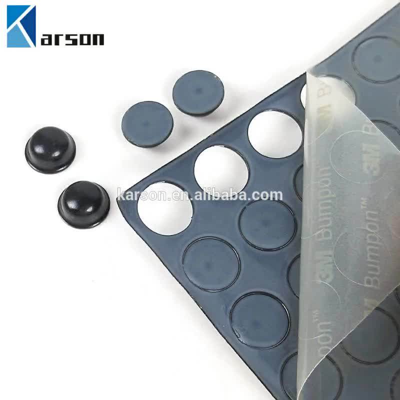 3m Bumpon Protective Products 11.2 X 5.1 Mm Black 3m Self-adhesive ...
