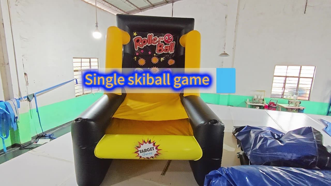 Carnival Interactive Games One Lanes Inflatable Roller Ball Inflatable ...