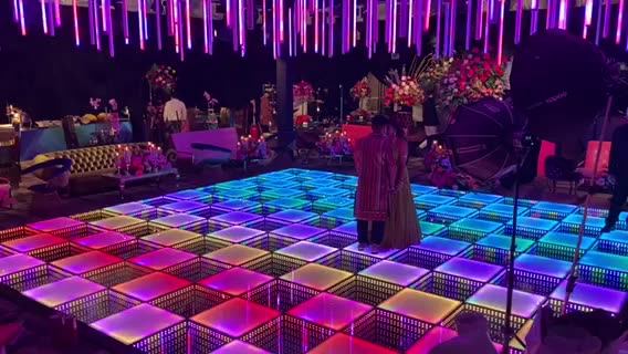 Led Dance Floor Magnetic Led Wedding Party Event Fiestas 3d Infinity ...