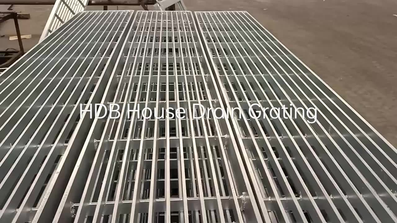 Hdb Type-apron Drain Grating Without Hinged Panel Hot Dipped Galvanized ...