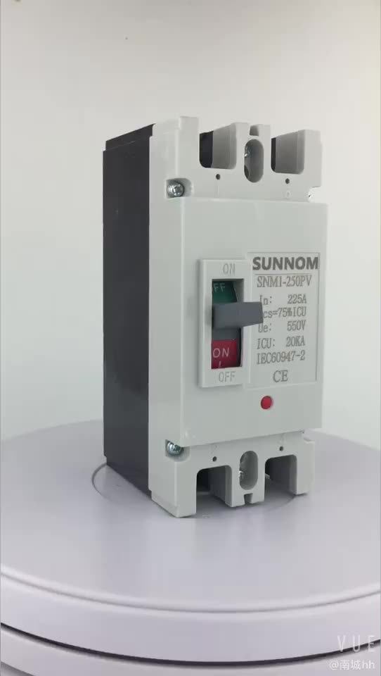 Snmi-250pv Sunnom 550v 200a Pv Power System 2 Poles Dc Mccb Molded Case ...