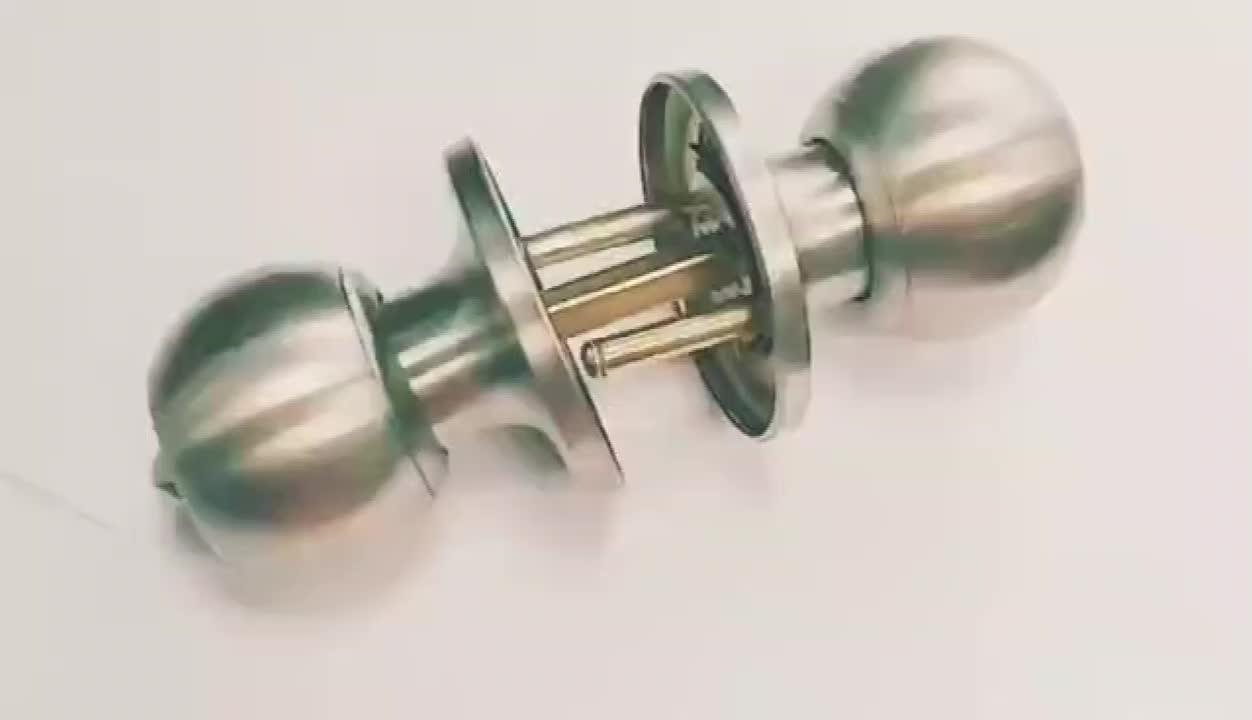 Stainless Steel Two Way Balcony Handle Door Cylinder Ball Lock Pull ...