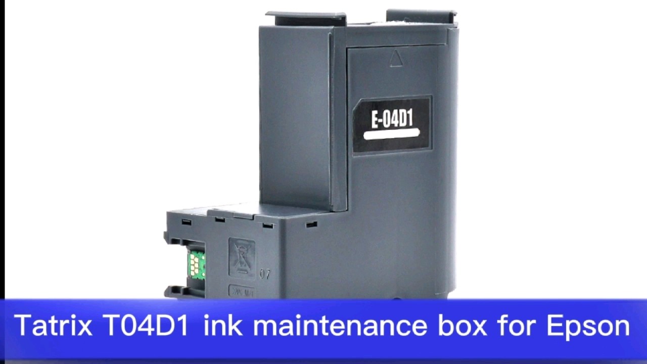 Tatrix Hot Sales T04d1 T04d100 Compatible Ink Maintenance Box Waste Ink ...