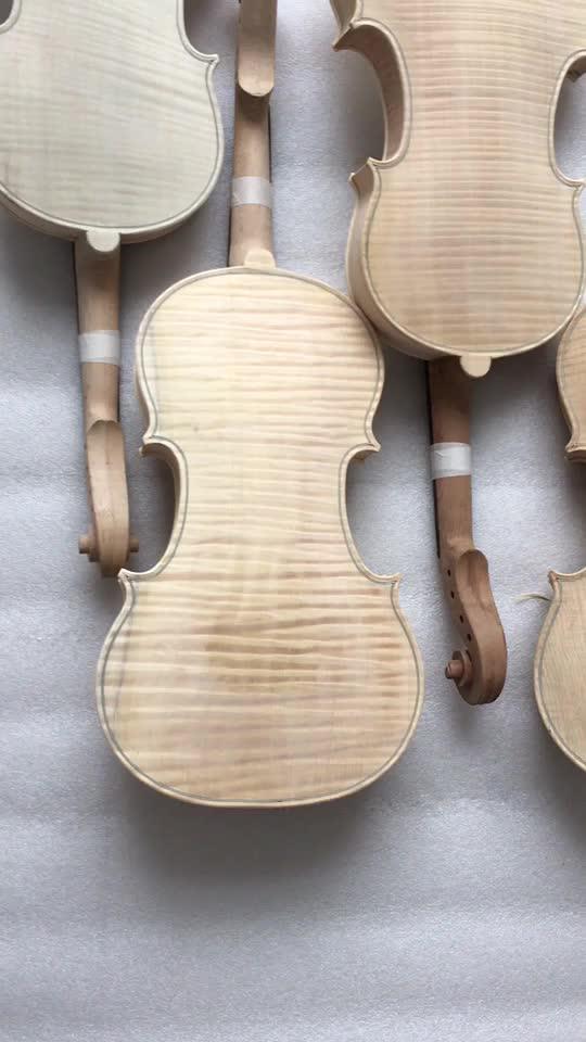 High Grade Unvarnished Unfinished Violin Factory Product With Free ...