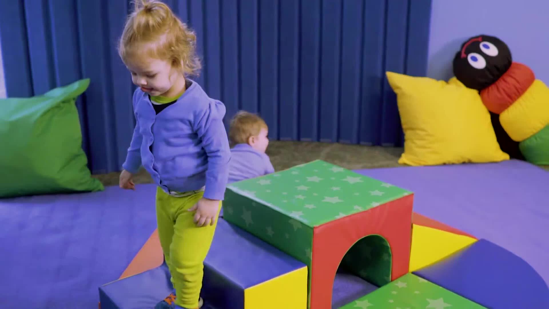 Large Indoor Soft Play Equipment Montessori 11 Piece Foam Play Set ...