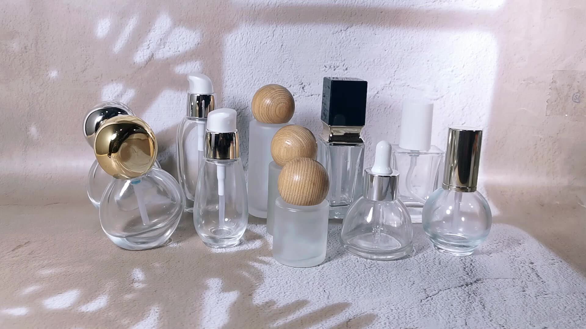 Skincare Square 30ml Serum Oil Bottle Cosmetic Foundation Lotion Glass ...