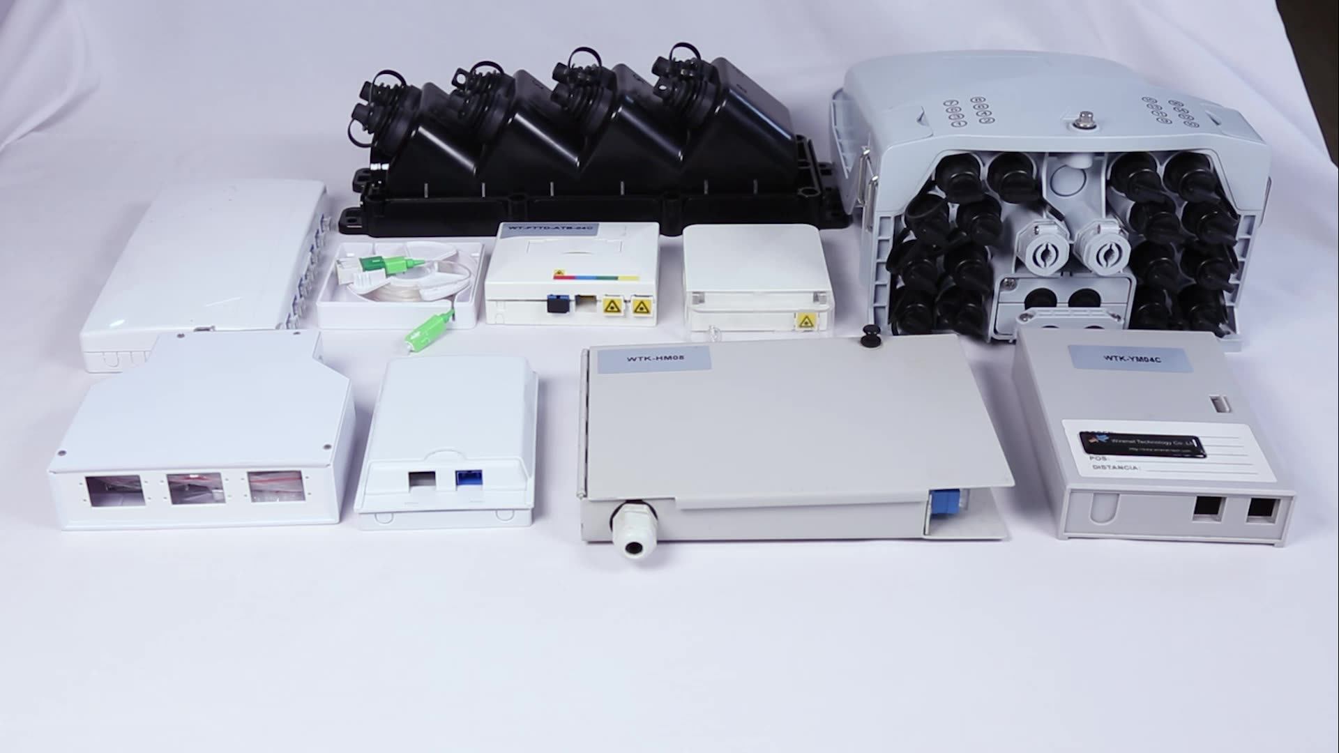 Fiber Optic Access Terminal Box With 10m Invisible Fiber Sc/apc Patch ...