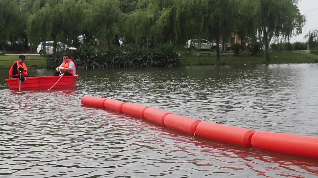 500*750mm Plastic Floating Barrier Cylindrical Marker Warning Buoy ...