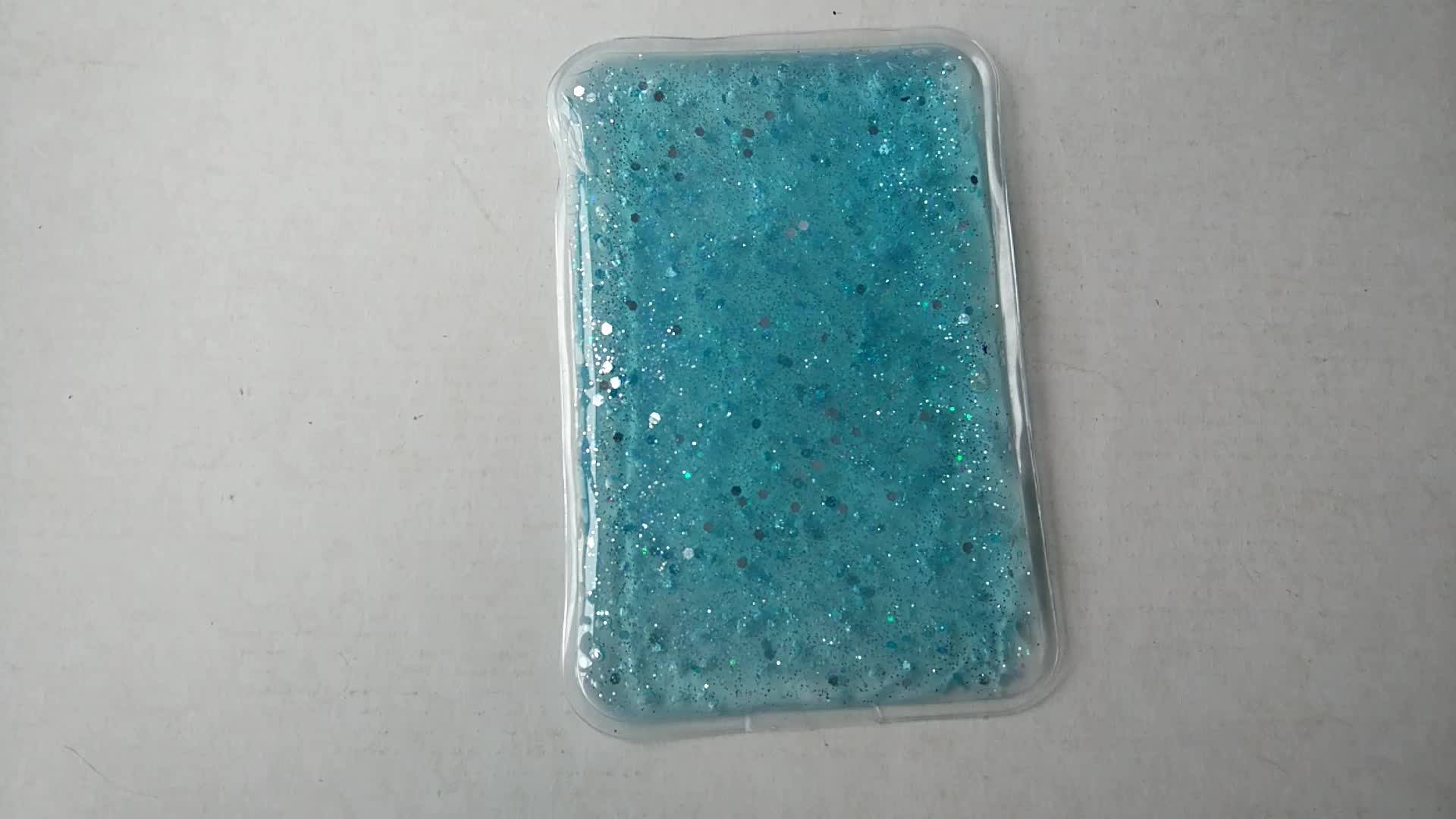 Eco-friendly Biodegradable Cold Custom Gel Glitter Ice Packs Reusable ...