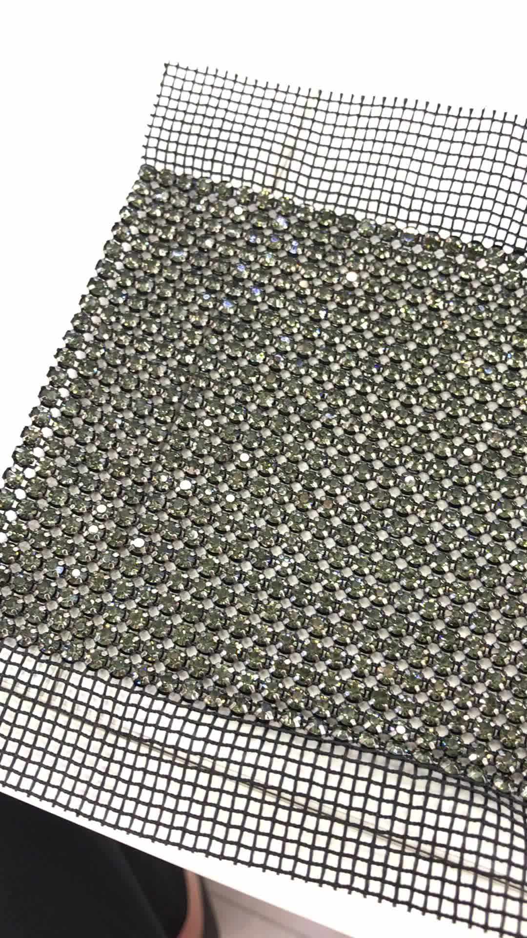 Fa008 Cheap 24rows Fabric Crystal Strass Trim Bling Bling Rhinestone ...