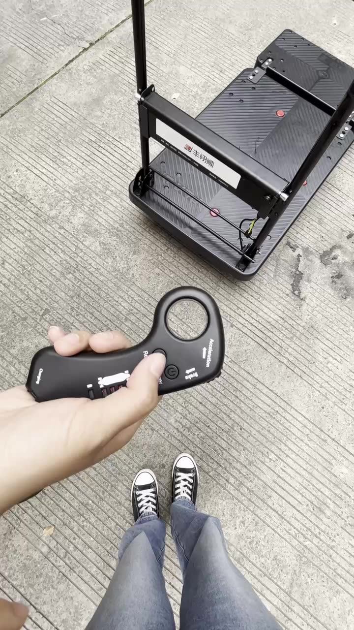 Uni-silent 300kgs Capacity Heavy Duty Electric Platform Hand Truck ...