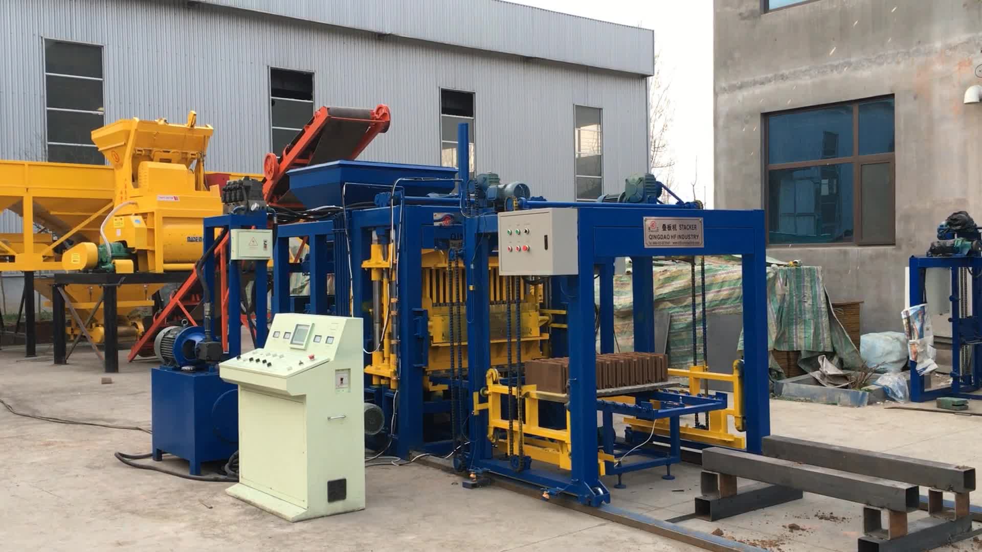 Qt10-15 Automatic Clc Block Making Machine Building Block Machine For ...