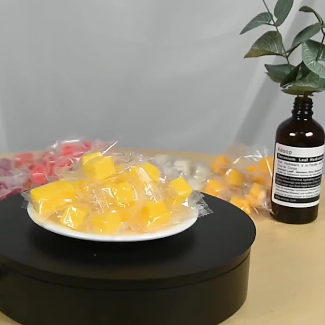 Mango Flavor Filled Mini Cube Shape Gummy Candy Wholesale Chinese ...