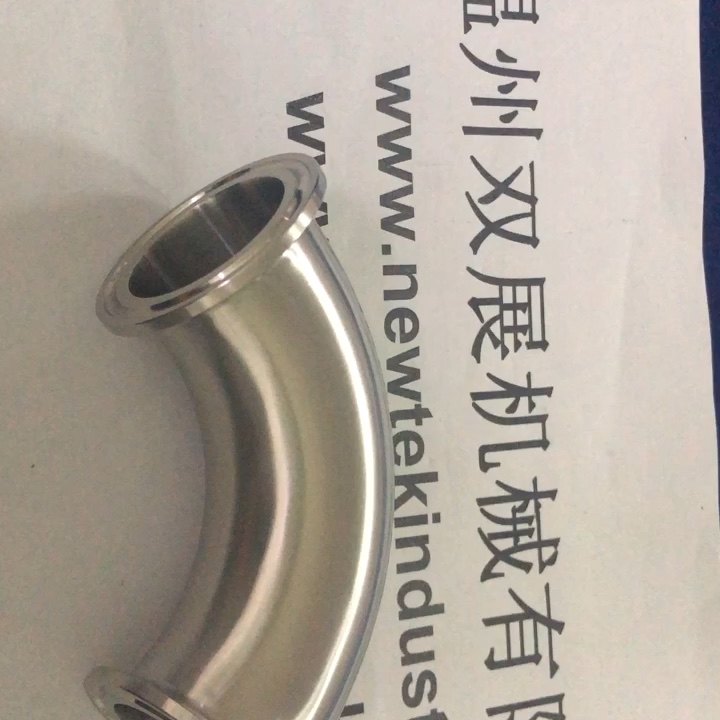 Sanitary 1"/1.5"/2" Tri Clover Compatible 90 Degree Elbow Stainless ...