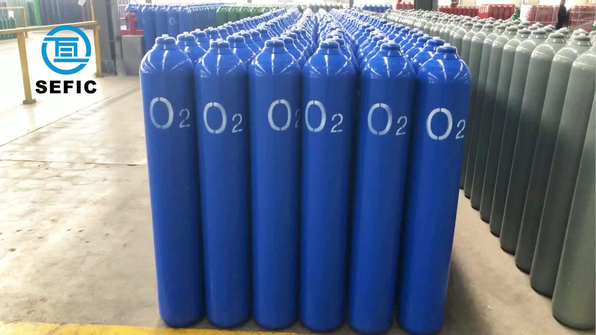 125cf Dot-3aa Oxygen Argon Co2 Helium Gas Cylinder /bottle Price - Buy ...