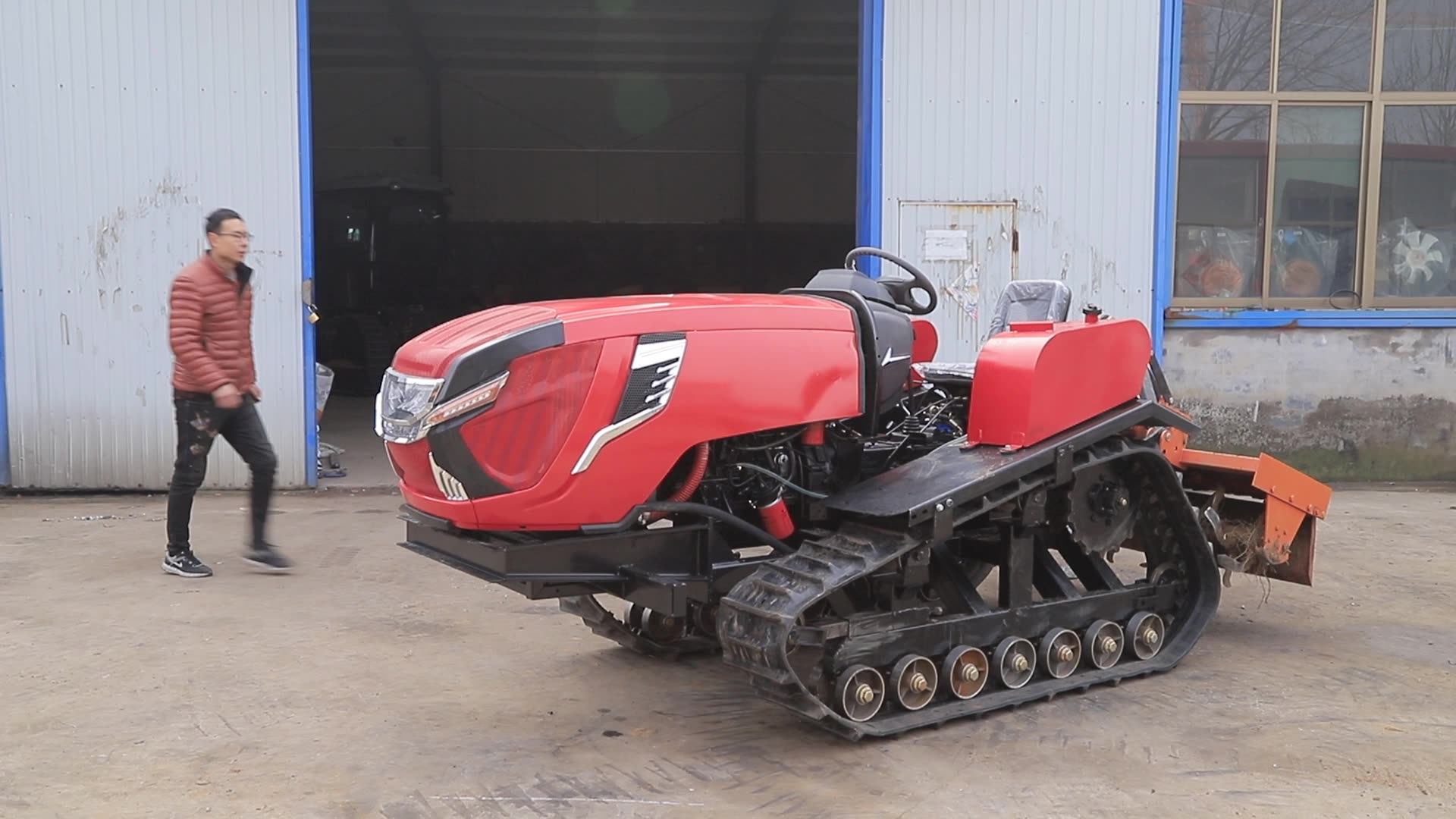 Multifunctional Three-point Hitch Crawler Tractor 80hp Tractor Price ...