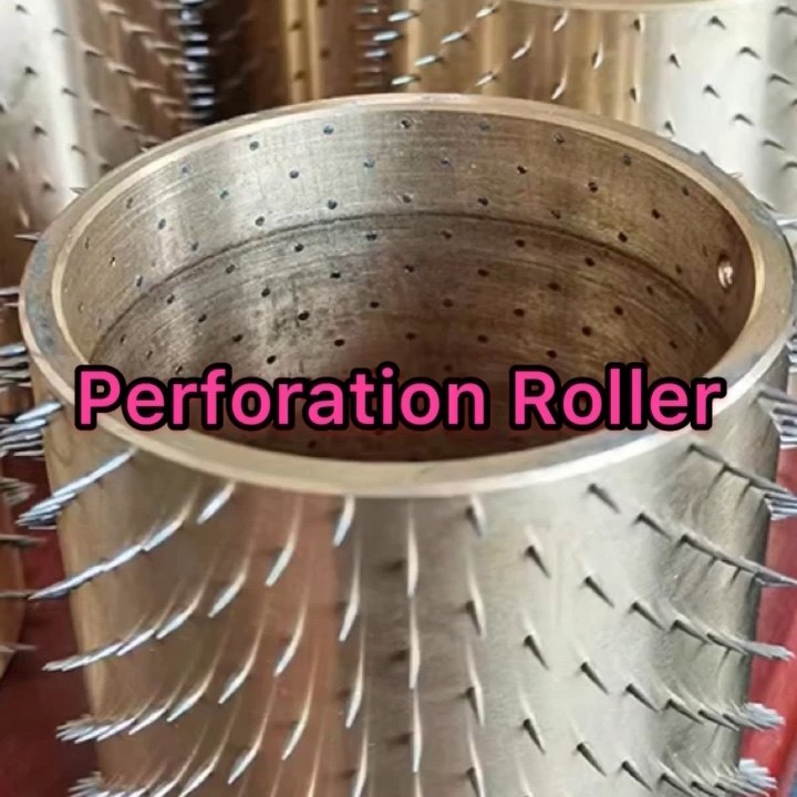 Micro Perforation Pin Roller Shaft Cylinder Plastic Perforating Roller ...