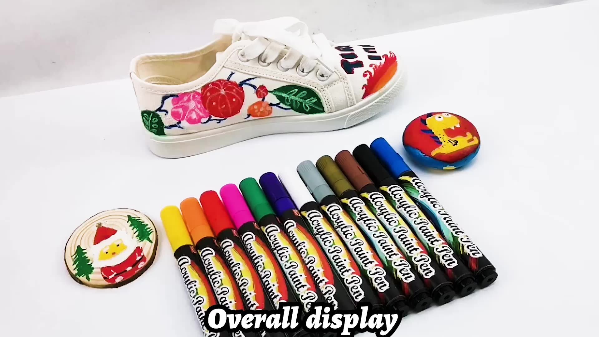 Khy 28 Colors Metallic Water-based Paint Marker Painting On Wood Glass ...