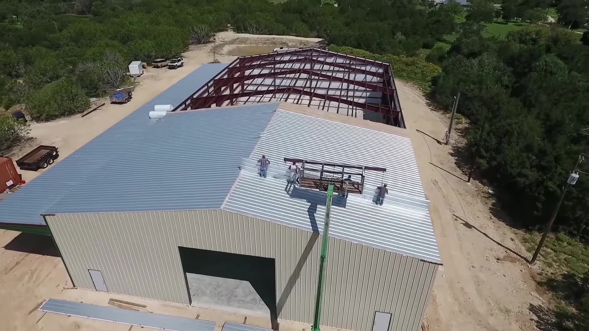 Industrial Prefabricated Galvanized Anti-rust Metal Manufacturing Steel ...