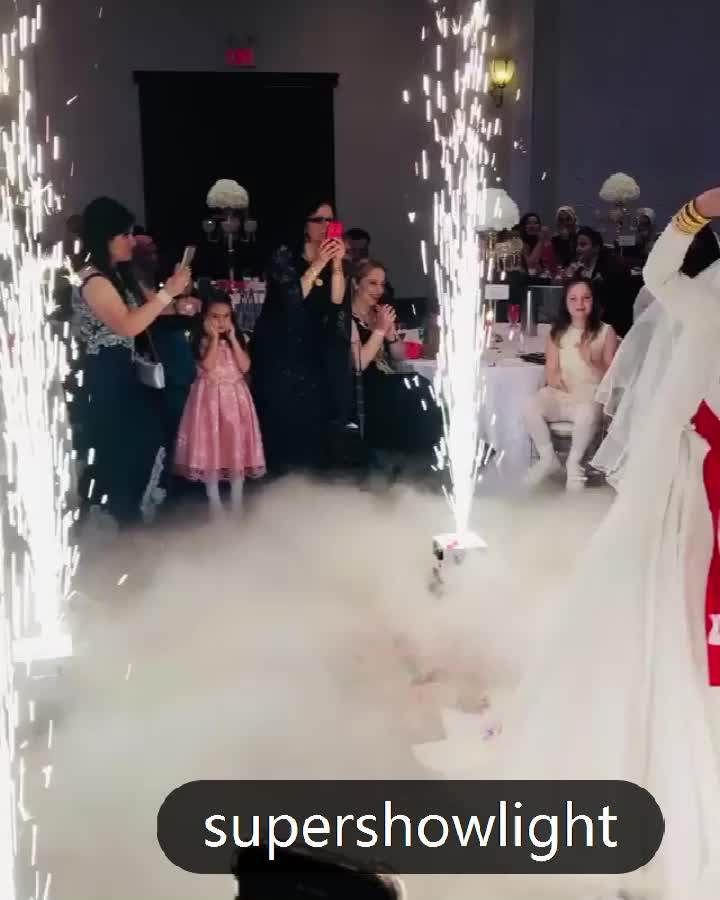 600w 650w Wireless Cold Spark Machine Wedding Cold Spark Machine White ...