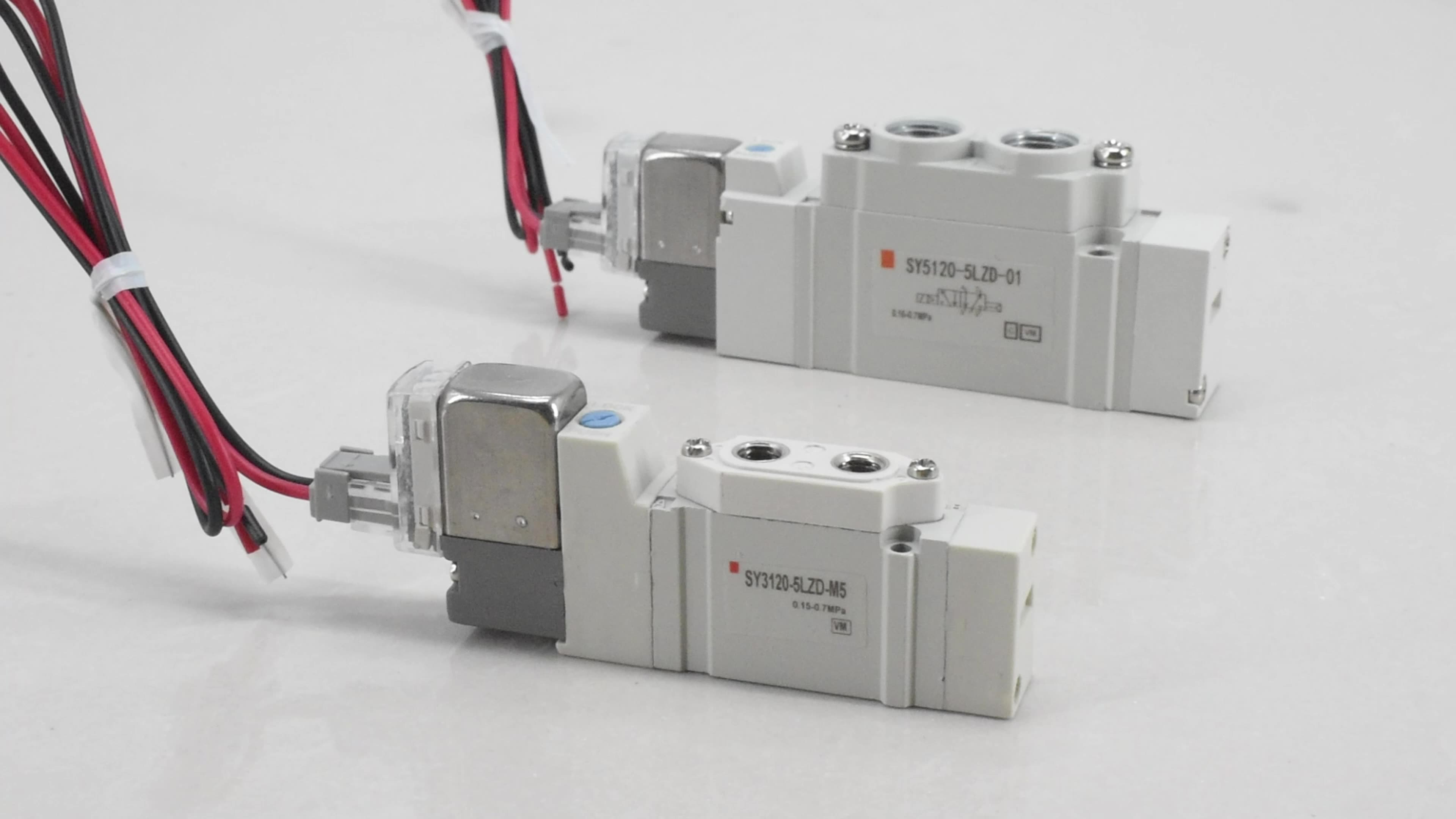 5 Port 2-position Sy5120-5lzd-01 Sy3120-5lzd-m5 M5 1/8'' Sy Smc Pneumatic Air Solenoid Valve ...