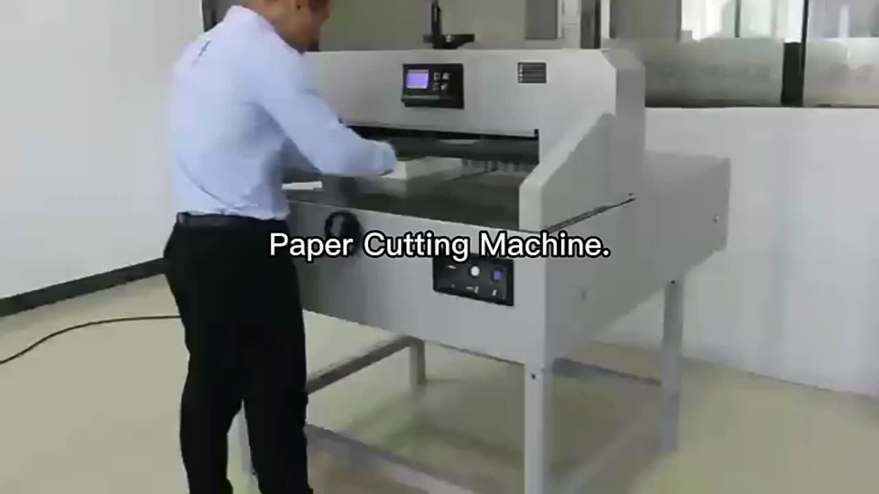 A3 Size 720mm Guillotine Paper Cutting Machine Electric Paper Cutter ...
