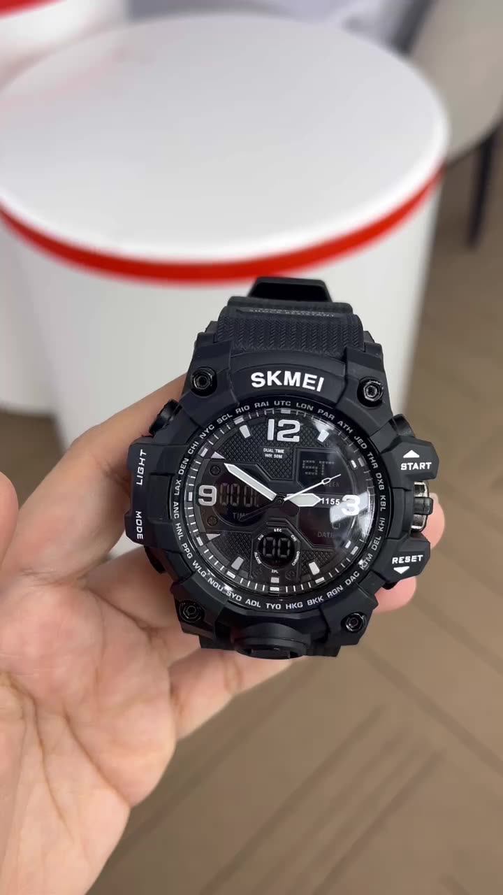 Skmei 1155 Fashion Sport Digital Dual Time Wrist Watches Jam Tangan Men ...