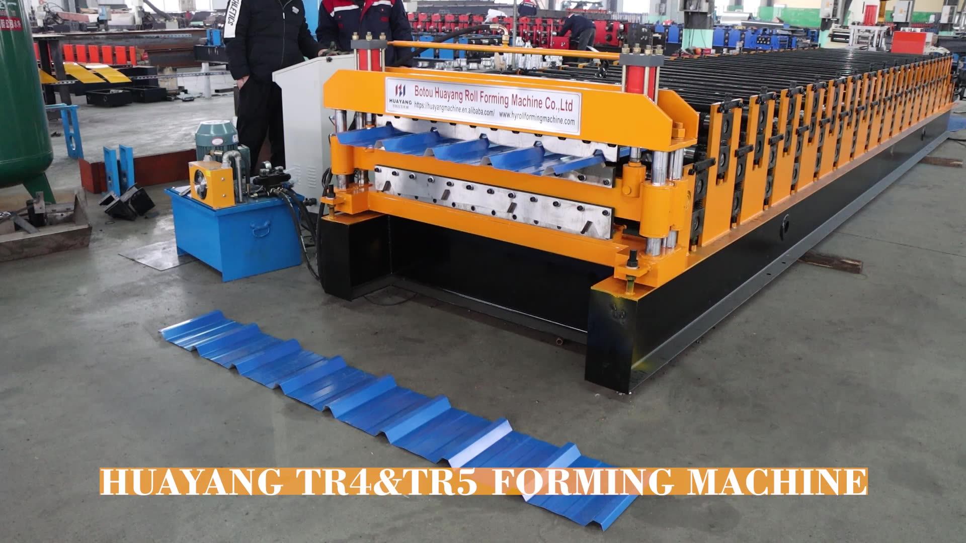 Machines For Calamine Tr4 Trapezoidal Tr4tr5 Roof Tile Roll Forming ...