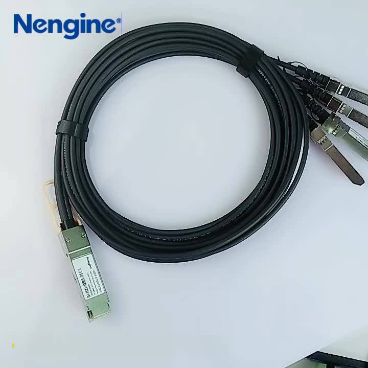 Fortinet Compatible Fg-tran-qsfp-4xsfp-5m 40g Qsfp Breakout Cable - Buy ...