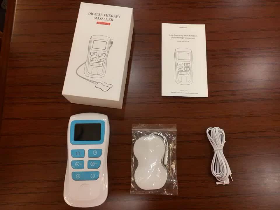 Tens Machine Muscle Stimulator Electric Pulse Massager Ems Rechargeable ...