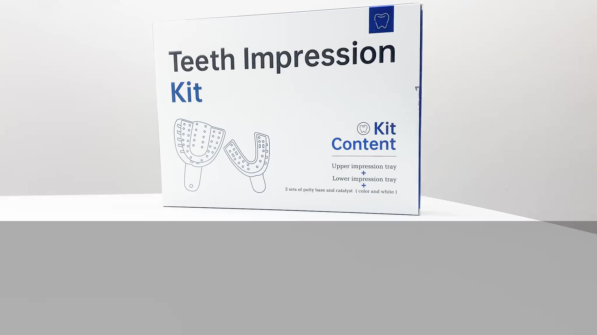 Dental Lab Putti Teeth Mouth Silicone Molding Tray Putty Kit Grillz ...