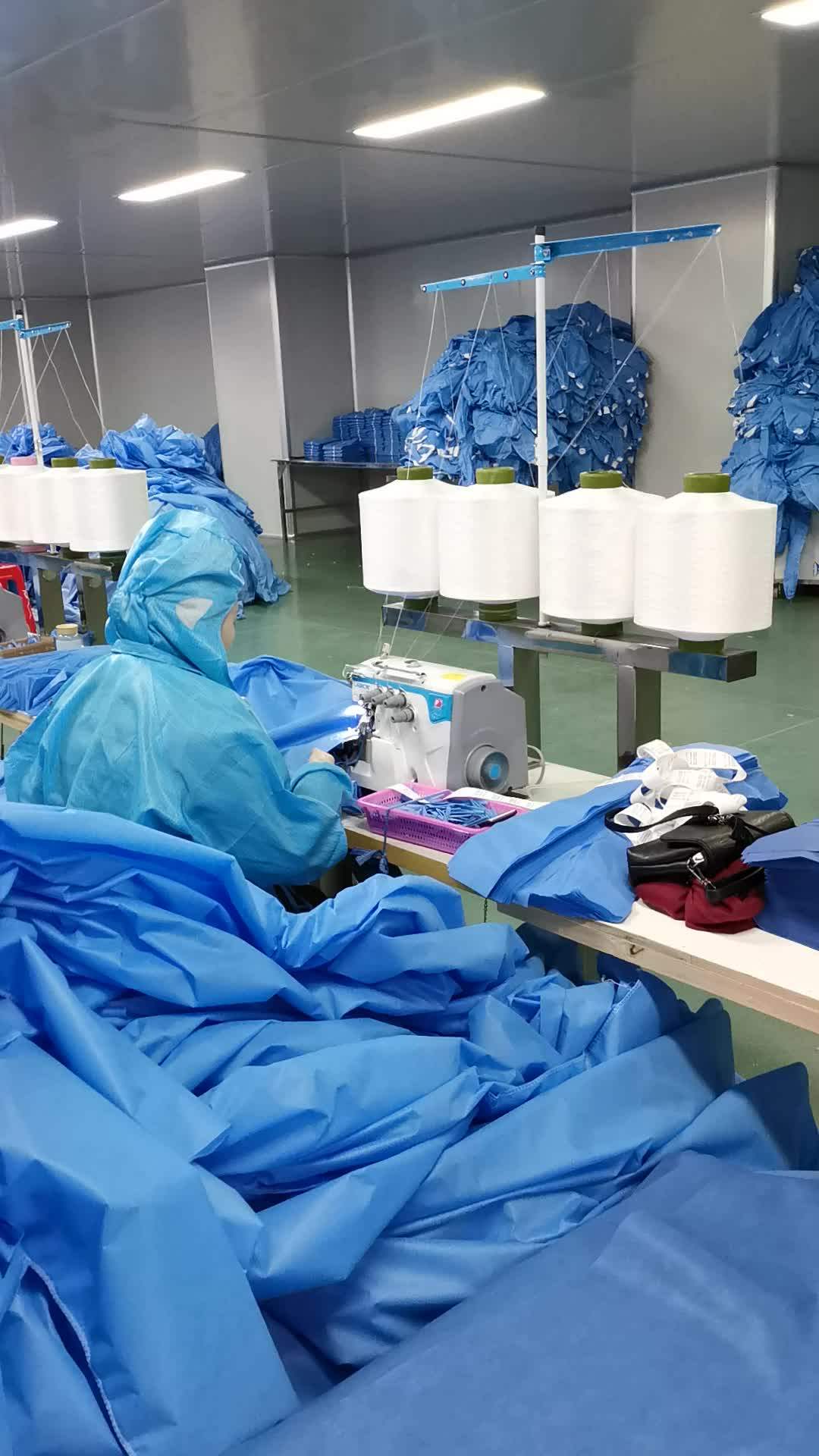 Aami Level 4 Reinforced Green Surgical Gowns - Buy Surgical Gown Green ...