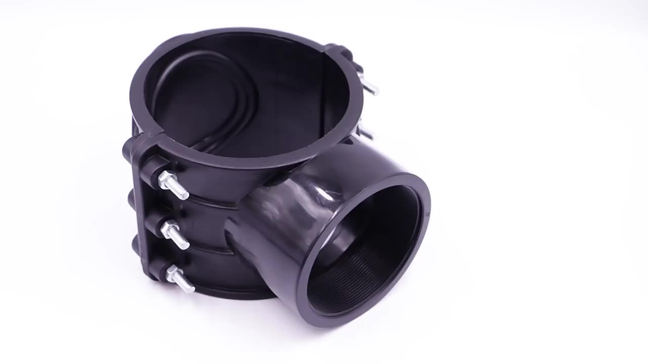 Pn16 Pp Clamp Saddle With Brass Hdpe Pipe Fitting Ball Valves Pp Compression Fittings - Buy ...