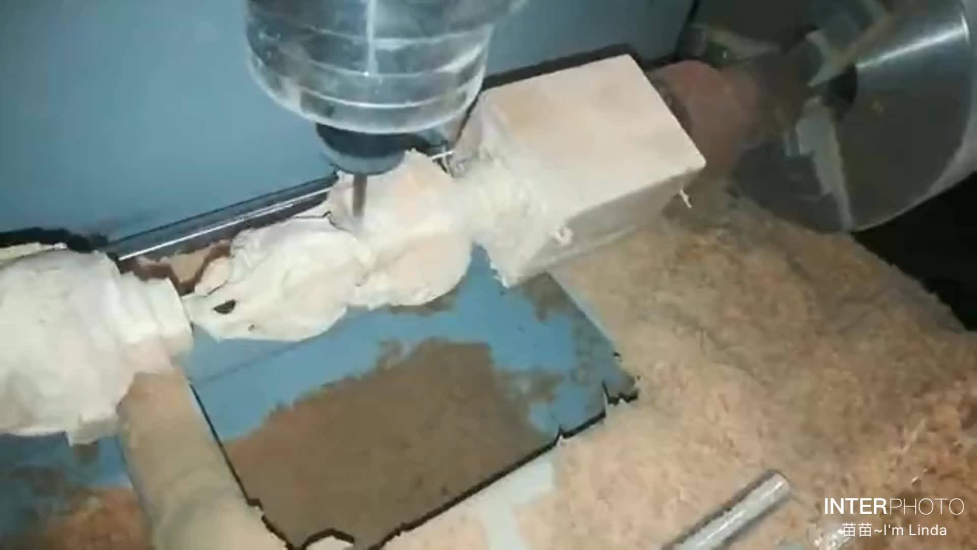 Multi Head 3d Rotary 4 Axis Cnc Wood Machine 3d Wood Furniture Making ...