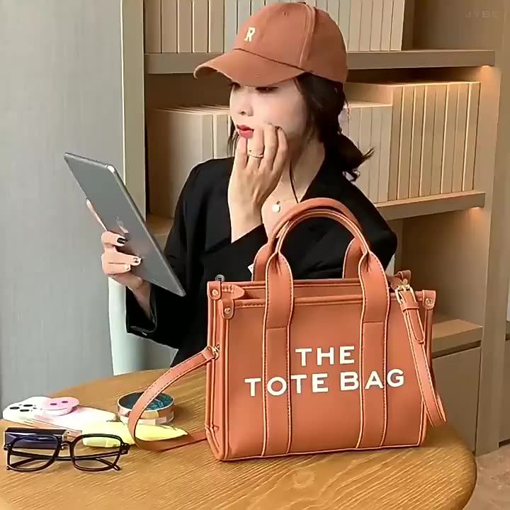 2023 Purses And Handbags Pu Leather The Tote Bags Women Ladies Shoulder ...