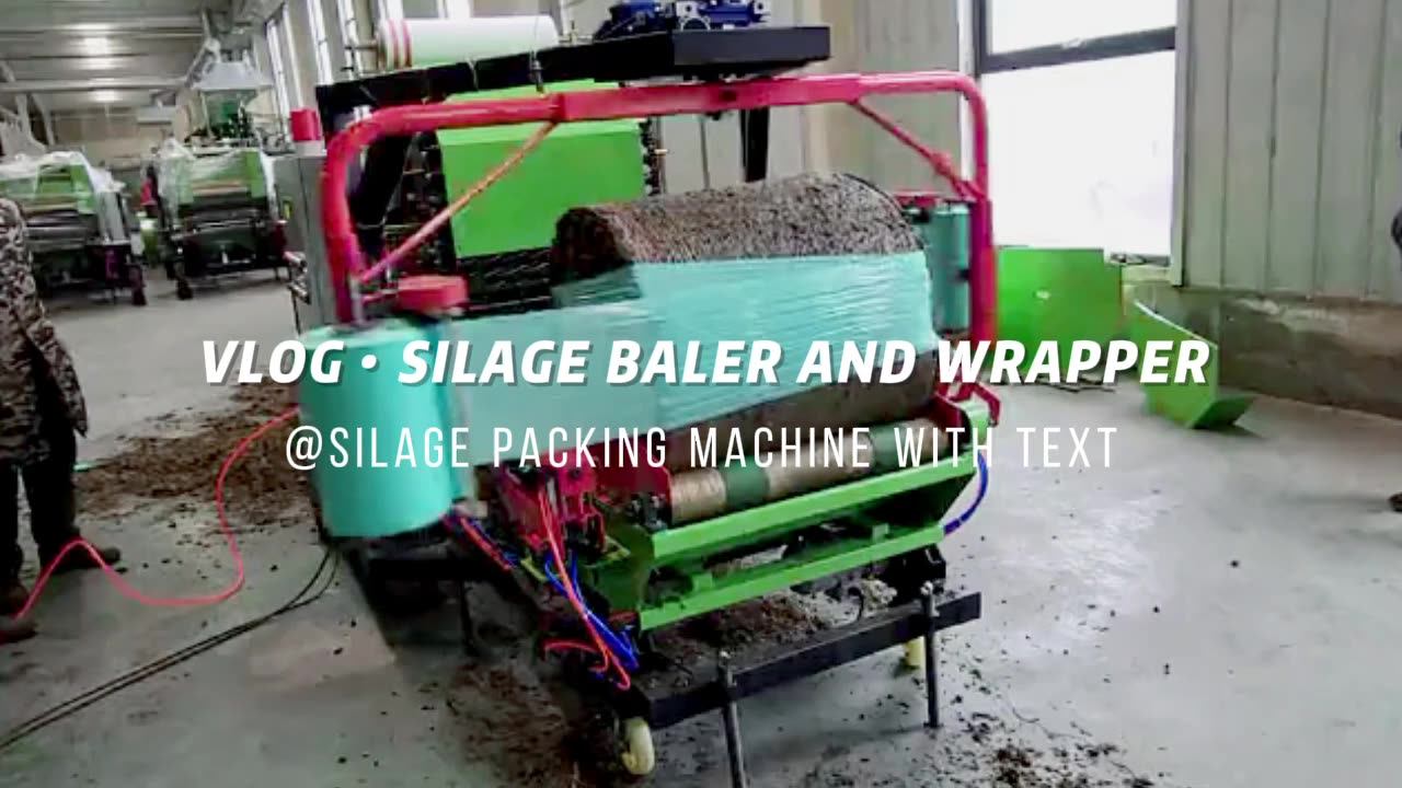 Silage Compactor Baler Machine Silage Packing Machine Corn Stalk ...