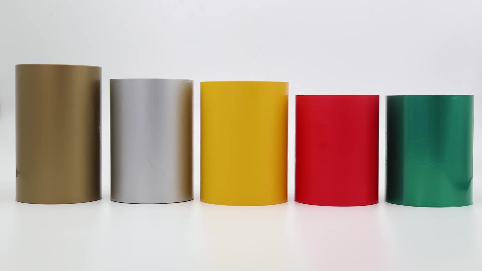 China Manufacture Satin Ribbon Wax Resin Foil Film Thermal Transfer ...