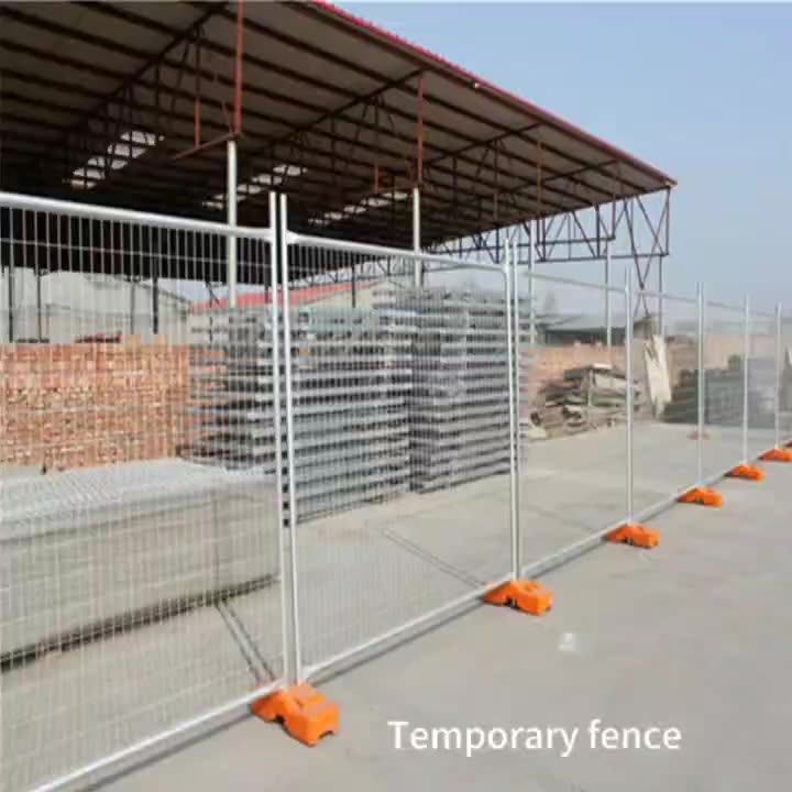 Removable/movable Portable Temporary Metal Iron Security Fencing Panels ...