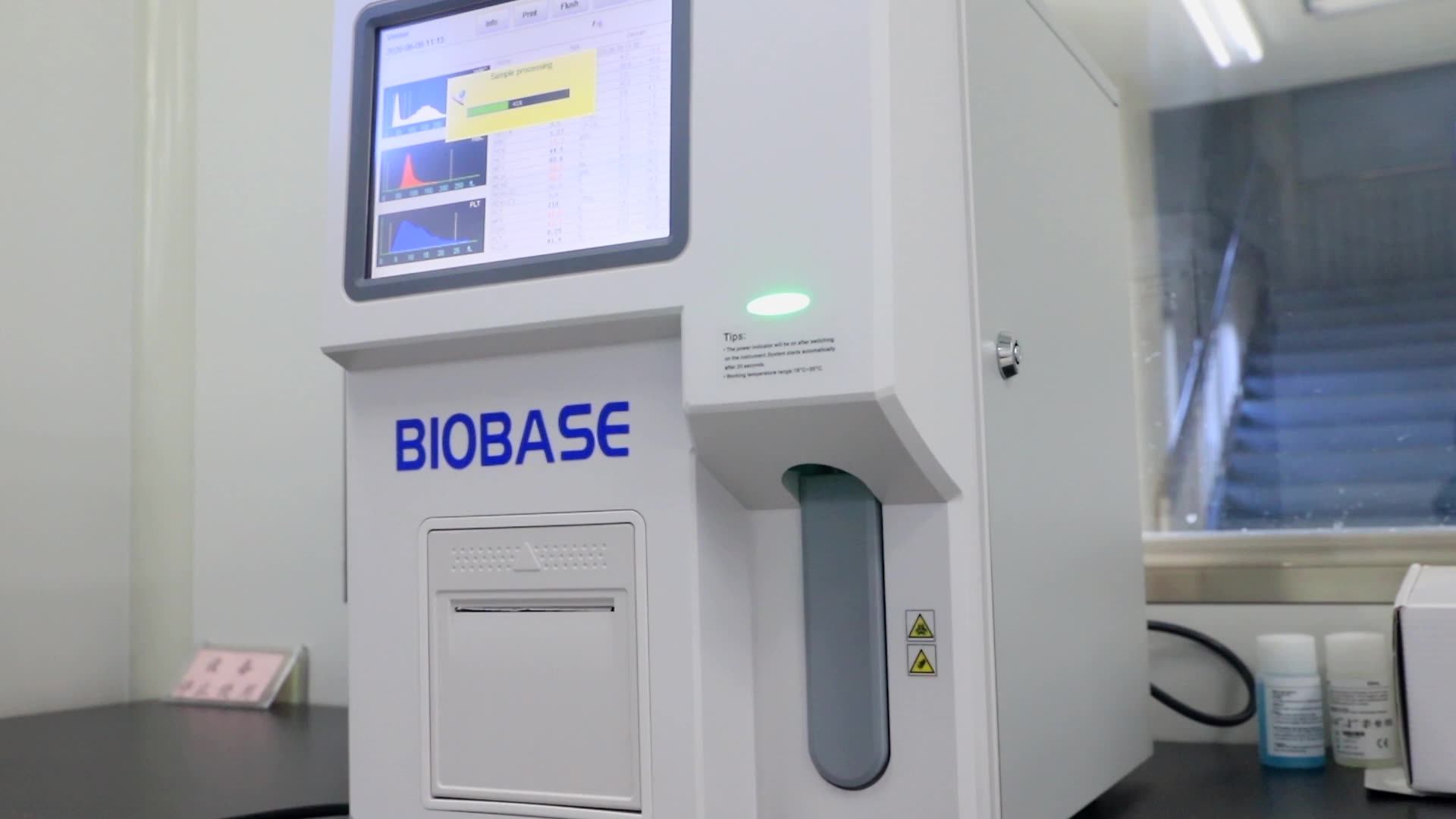Biobase 3 Diff Hematology Analyzer Open System Cbc Analyzer Full Blood ...