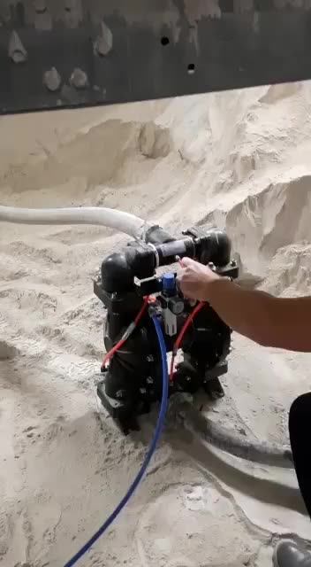 Compressed Air Drive Operated Dry Powder Sand Starch Transfer Delivery ...