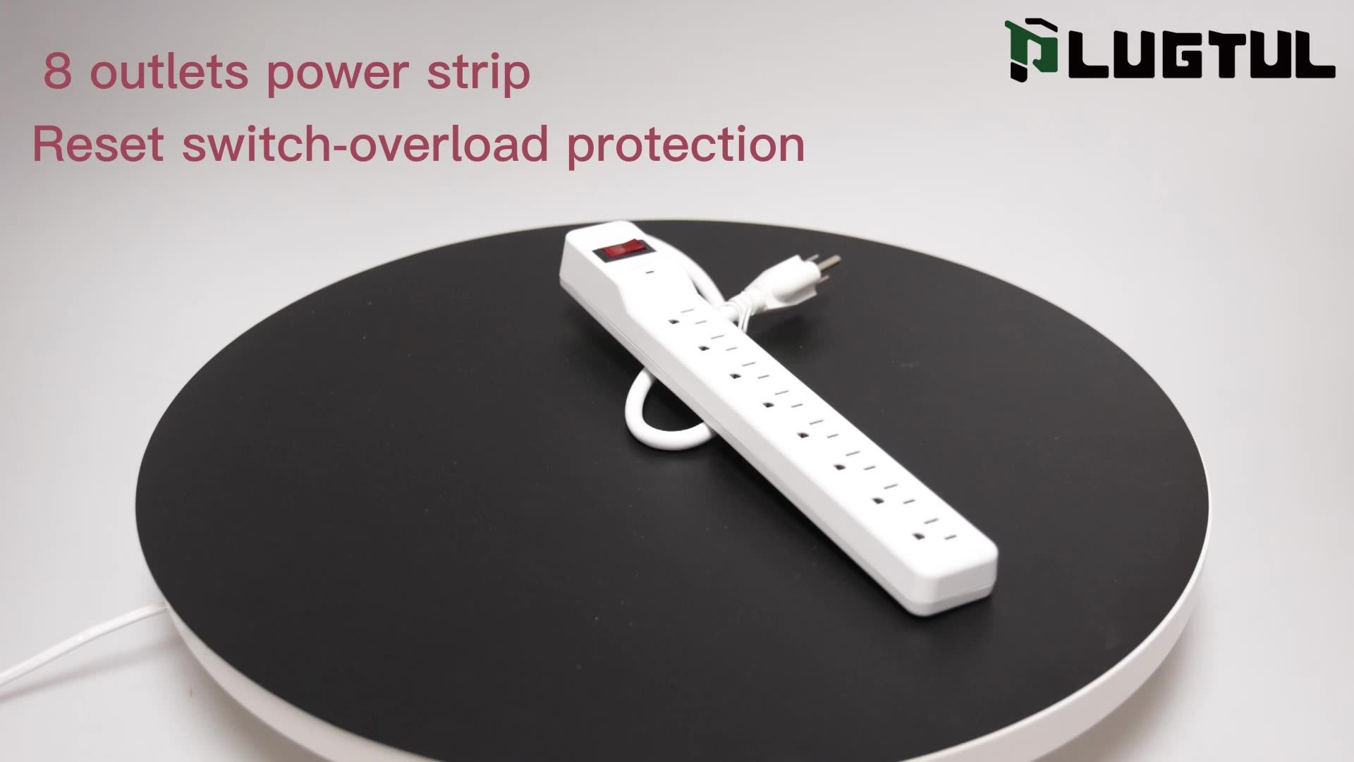 High Quality White Or Black 490j 8 Way Single Light With Reset Switch ...