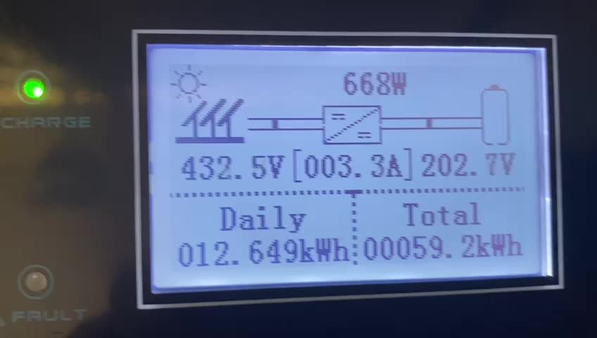 7.2kw 11.2kw High Frequency Pure Sine Wave 3 Phase Inverter With Mppt ...