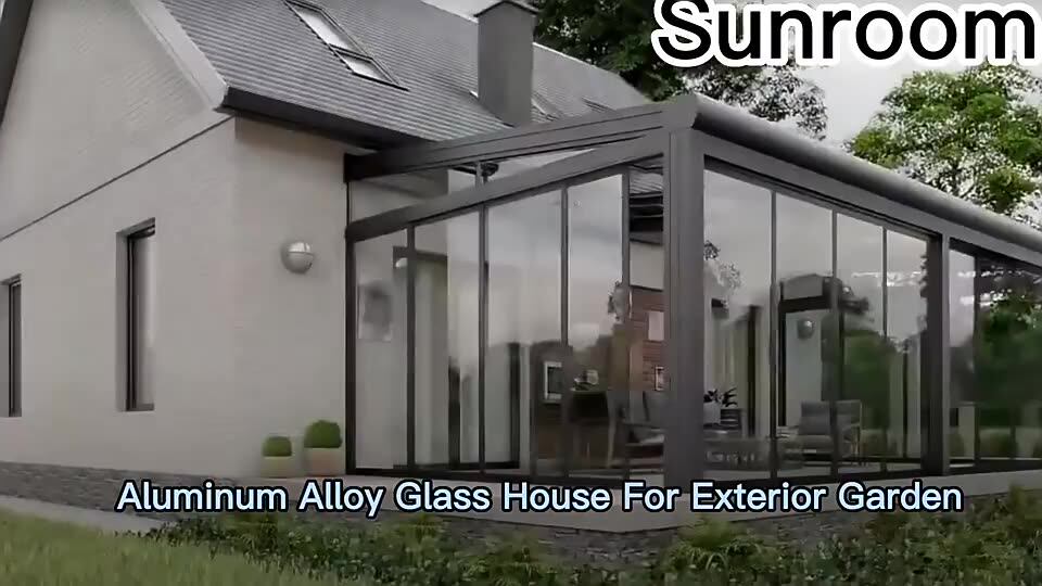 Alucasa Custom 10x12 12 X 20 Free Standing Low-e Glass House 4 Season ...
