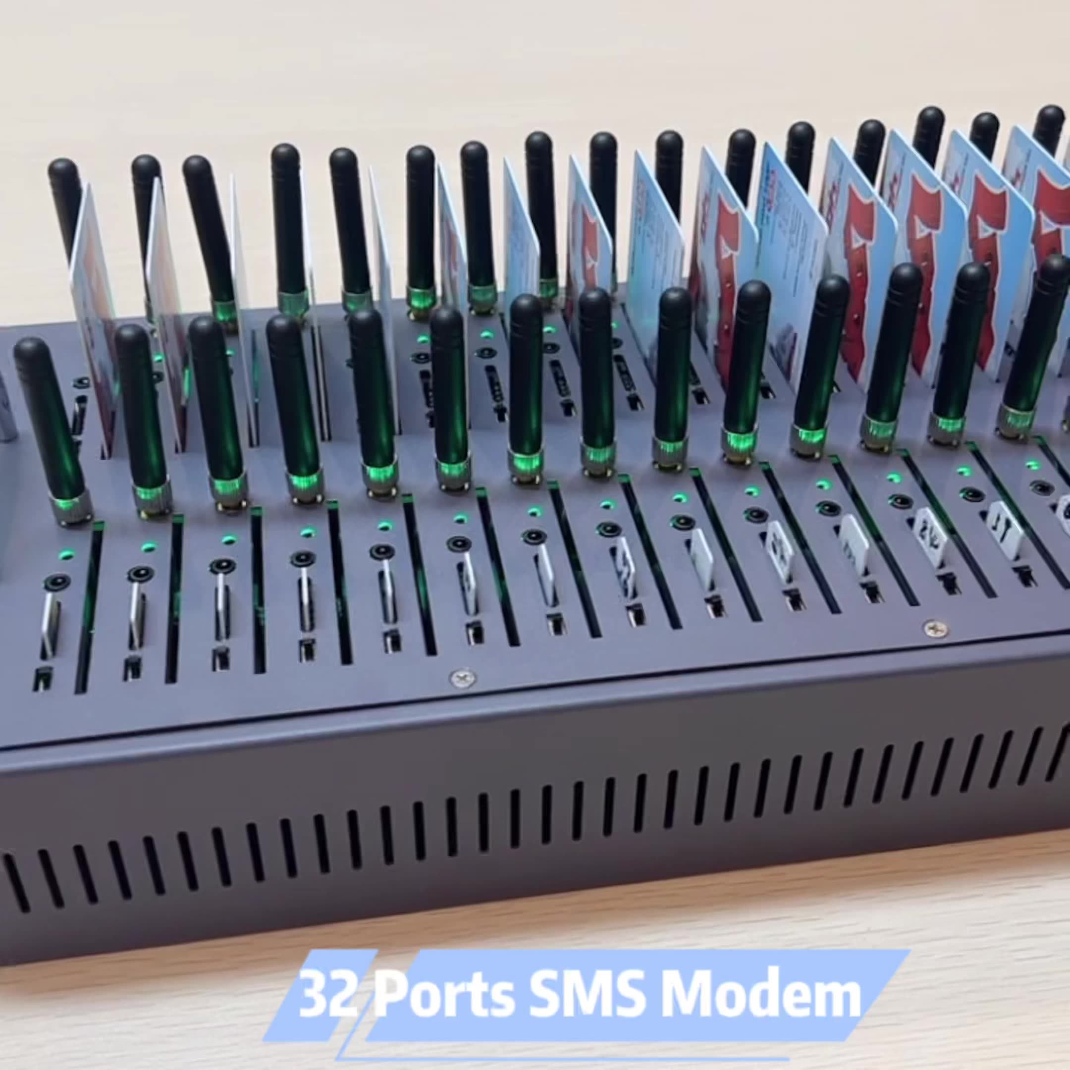 32 Port Gsm Sms Modem For Sending Bulk Sms High Speed Support Imei ...