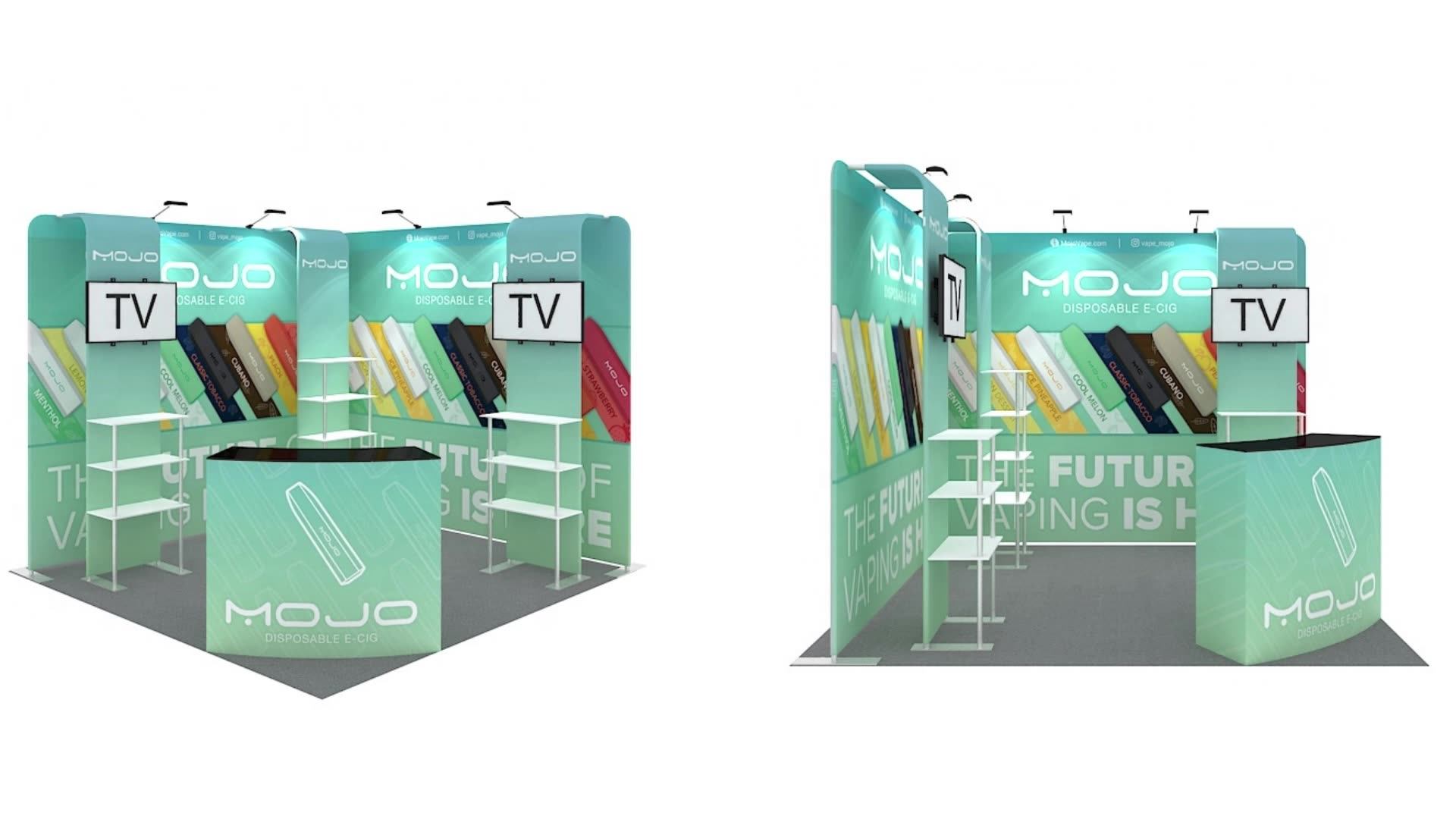 Reusable 10x10ft Storage Shelves Backdrop Shelf Display Racks 3x3m ...