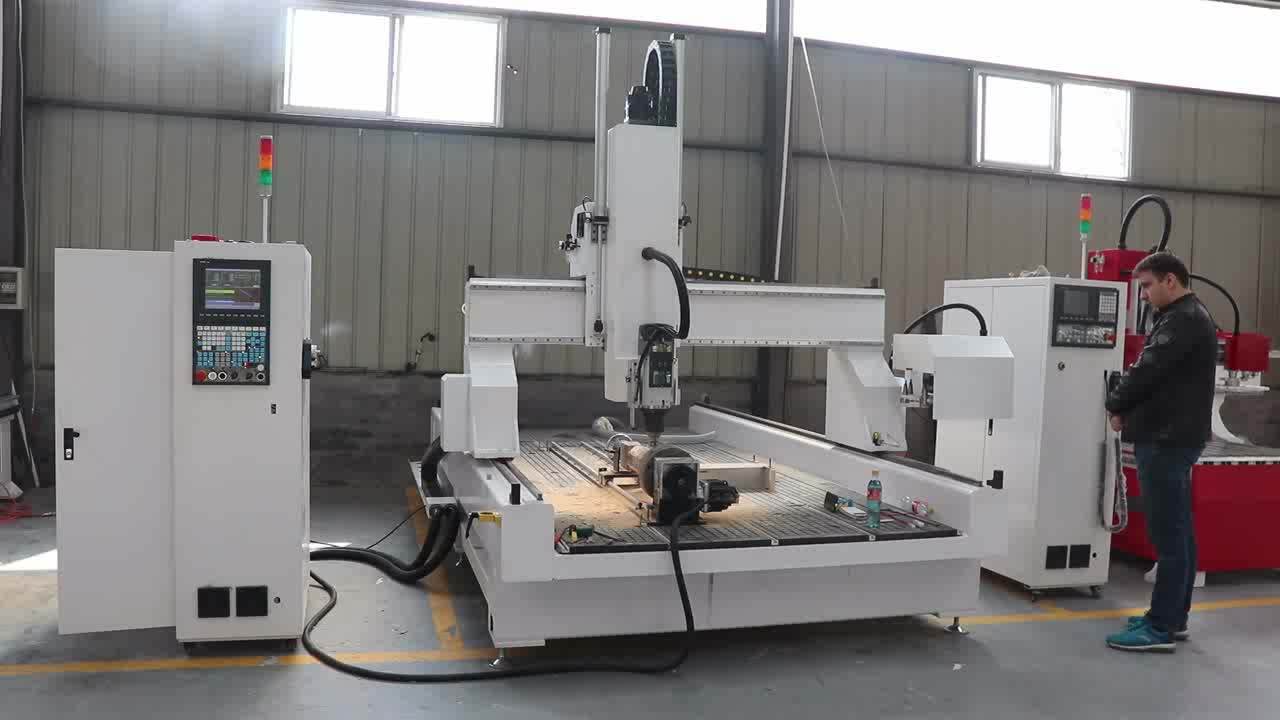 Taiwan Syntec 21MA Control System rotating spindle 4 axis CNC Milling ...