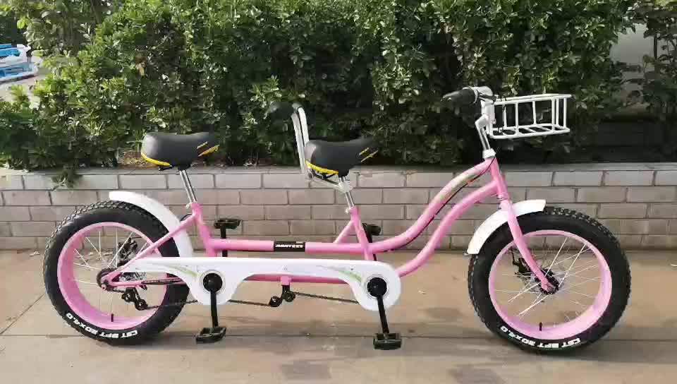 Factory Outlet Two People Double Seats Fat Tire Snow Tandem Bicycle 2 ...