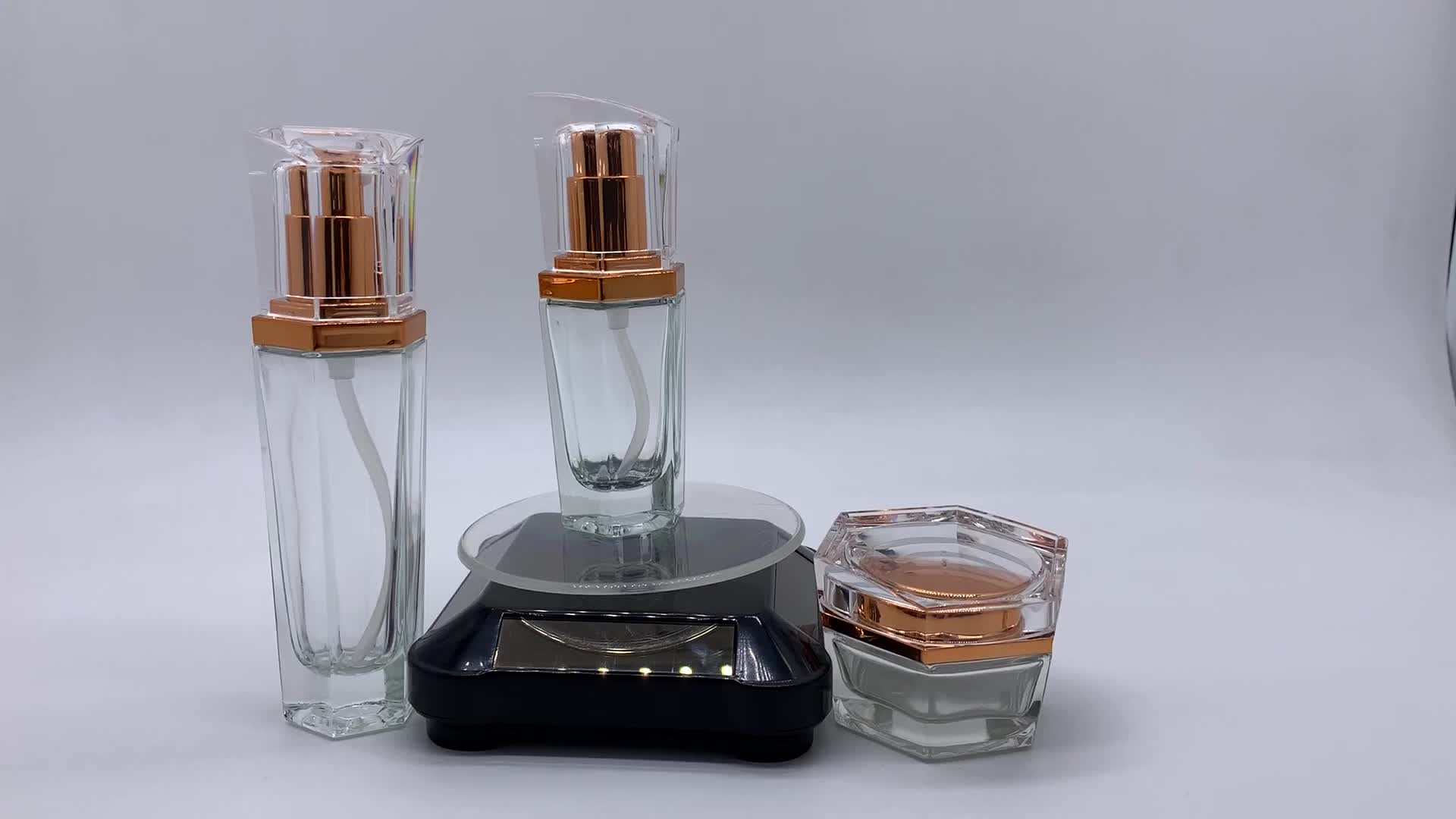 Wholesale Skin Care Packaging Colour 30g 50g Face Cream Jar Liquid Foundation Bottle Empty Glass ...