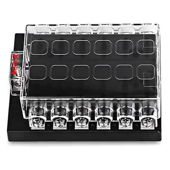 8 Way Screw Type Terminal Fuse Block W/ Label Premium Littelfuse Fuses ...